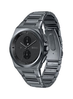 HUGO BOSS Men's Chronograph Tonneau Shape Stainless Steel Wrist Watch ...