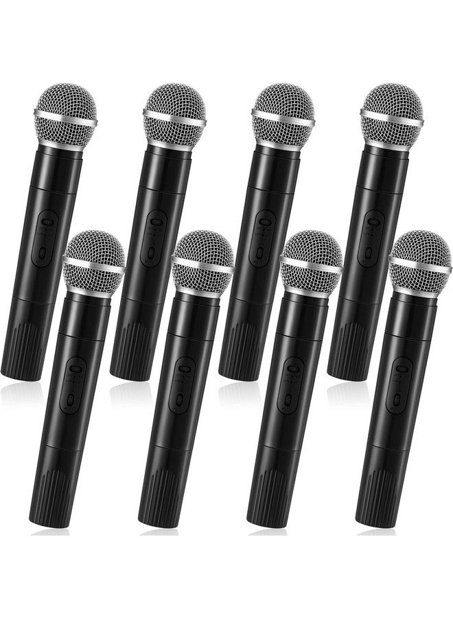 Zubebe 8 Pack Fake Microphone Prop Plastic Toy Microphone Fake Mic Bulk ...