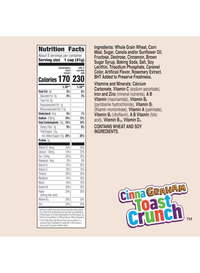 Buy General Mills Cinnagraham Toast Crunch Cereals Online | 15 Minutes ...
