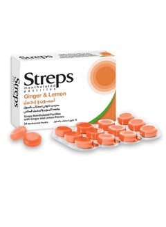 Streps Sugar-free lemon and ginger lozenges provide quick and effective ...