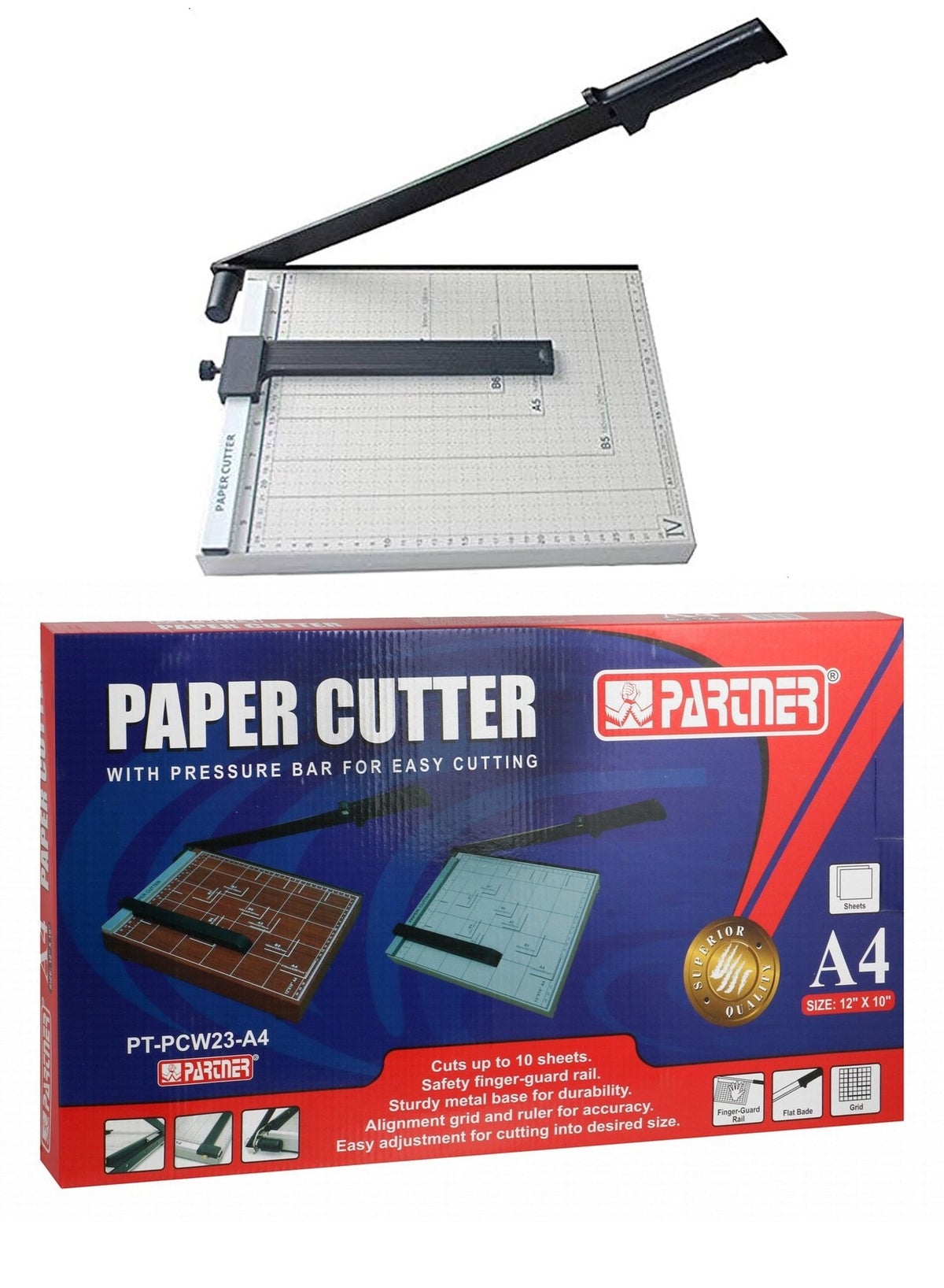 PARTNER A4 Size Paper Cutter With Metal Base | Best Price UAE | Dubai ...