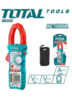 TOTAL Total Digital AC Clamp Meter - 1000A AC Current, DC Voltage ...
