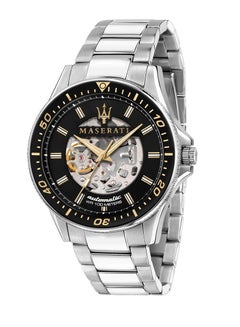 Maserati Maserati Men's Sfida Silver Stainless-Steel Automatic Self ...