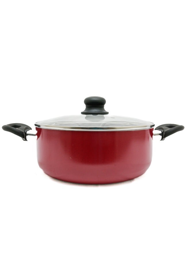 Easy Cook Easycook Non-Stick Casserole with Glass Lid | Scratch ...