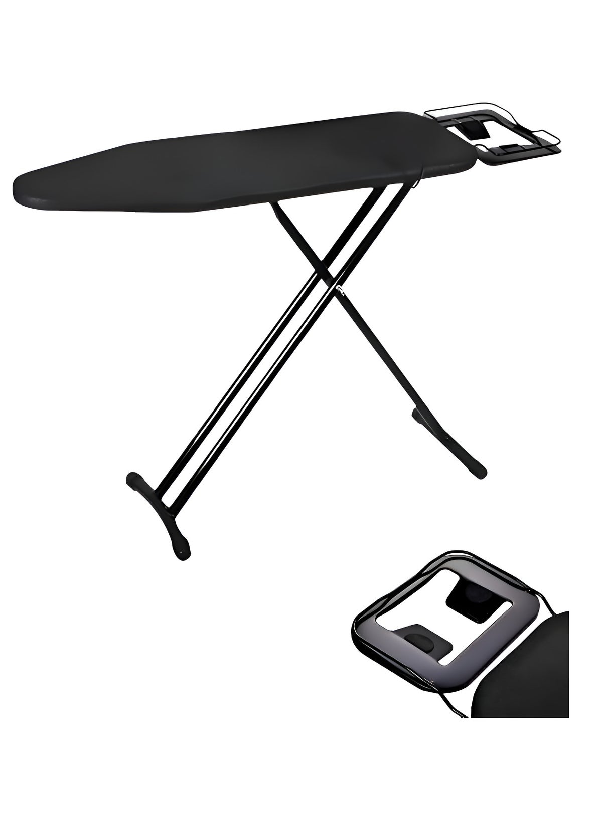 ESSENTIALS 360 Strong 110x30cm Wobble Free Ironing Board , Adjustable ...