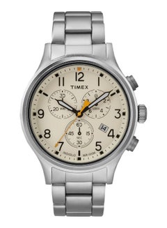 TIMEX Timex Brass Multi-Function Men's Watch With Silver Stainless ...