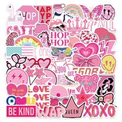 Generic 50 Pink VSCO Stickers Pack, Cute Fresh Decals DD163 | Best ...