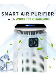 Roko3D Air Purifier ROKO 3D with Wireless Phone Charge | 2-in-1 HEPA ...