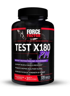 Force Factor Test X180 PM Testosterone Booster for Men, Overnight ...