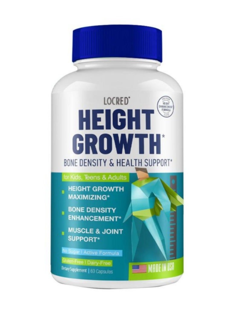 locred Height Growth Maximizer - Reach Natural Height - Promote Bone ...