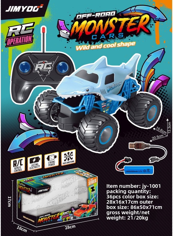 Generic Cross-border New Monster Big Foot 1:20 Remote Control Car ...