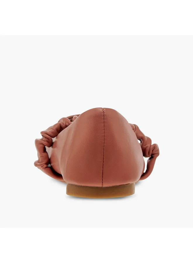 Flora Bella By Shoexpress pink Girls Solid Slip-On Ballerina Shoes for ...