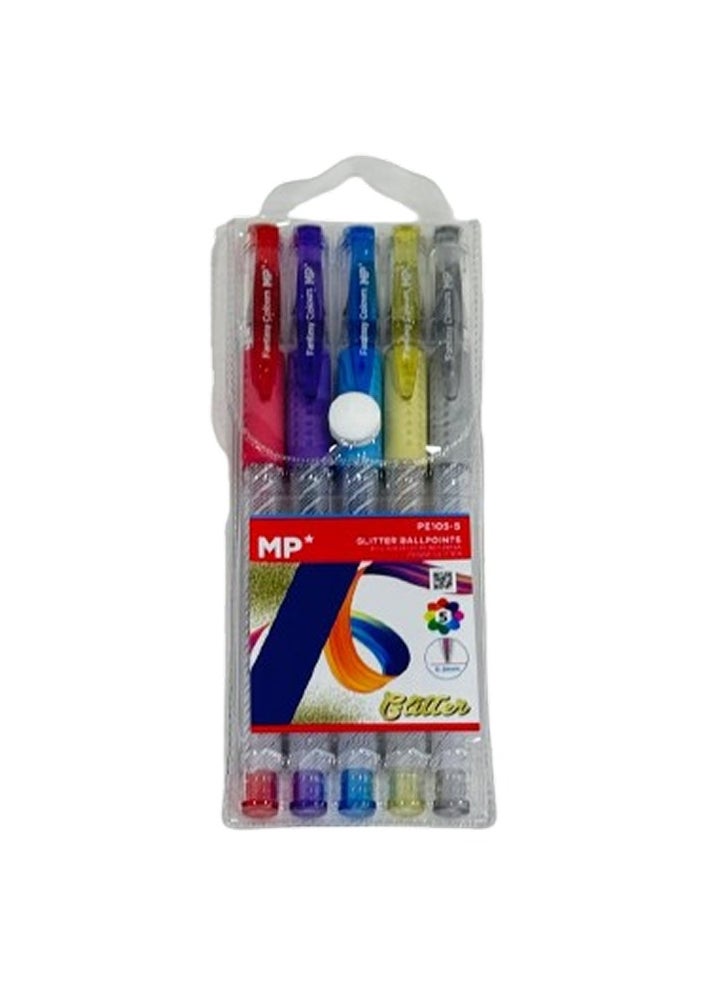 Buy MP Glitter Colour Ballpoint Pen - Assorted Online | 15 Minutes ...