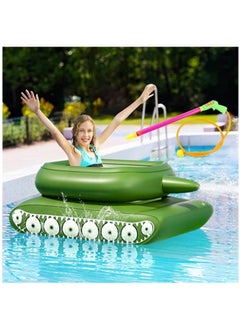 DUSALA Inflatable Pool Floats Pool Floaties with Water Squirt Gun ...