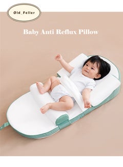 Old_Feller Baby Lounger, Baby Sleeping Nest, Anti-Reflux Pillow, 0-30 ...
