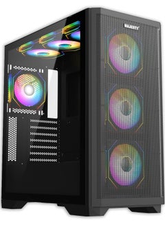 Majesty Majesty Mid Tower Monster Gaming Case with 7 Infiniti ARGB Fans ...