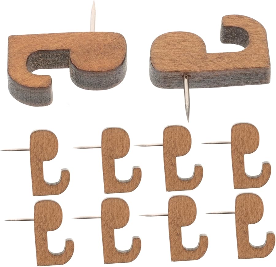 Generic Artibetter 40 Pcs Push Hooks for Cork Boards Photo Display ...