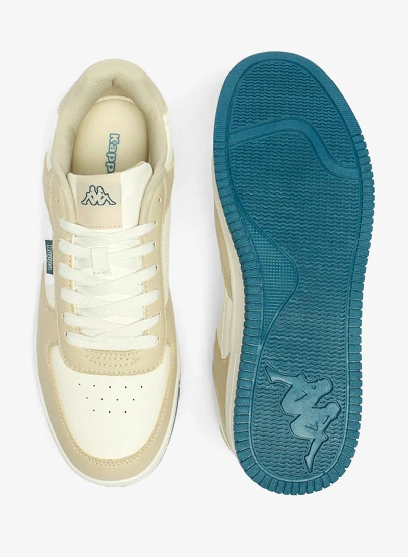 Kappa BEIGE Men's Colourblock Sports Shoes with Lace-Up Closure for Men ...