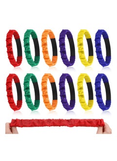 Generic Colorful Elastic Legged Race Bands - 12pcs for Birthday Relay ...