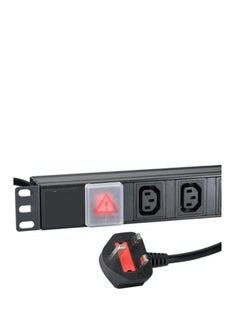 DKURVE PDU with IEC C13 Plug Sockets 6 Way Horizontal PDU 6x C13 Socket ...