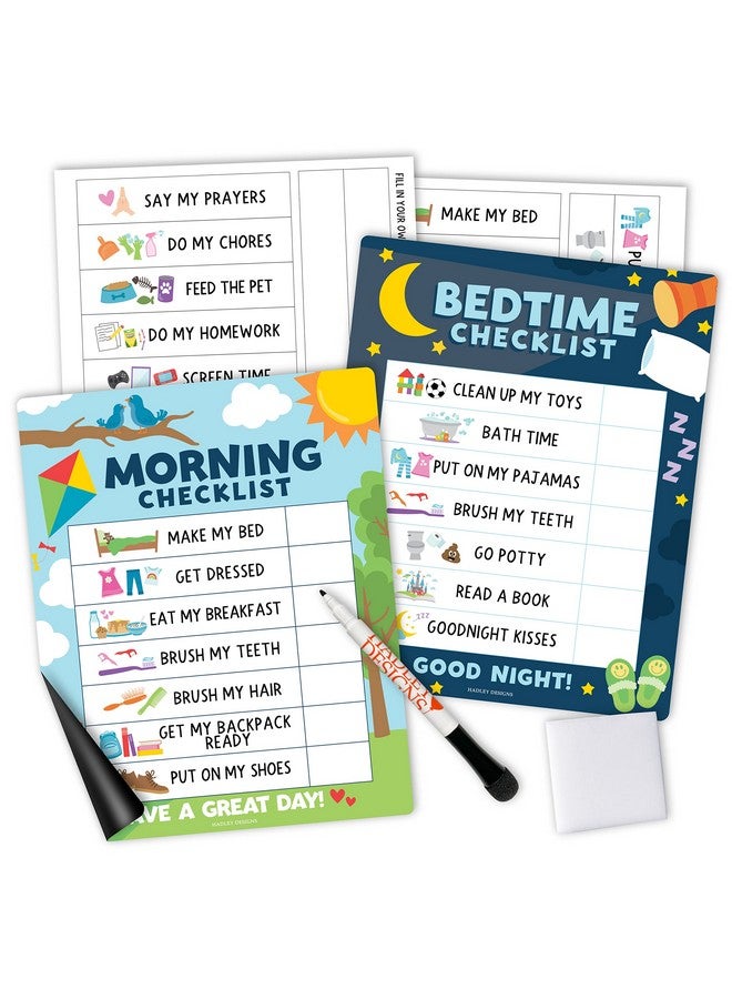 Hadley Designs Doodle Daily Schedule For Kids Schedule Board For Home ...