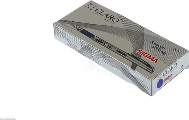 Claro Sigma Ballpoint Pen Blue Box of 10 | Best Price KSA | Riyadh, Jeddah