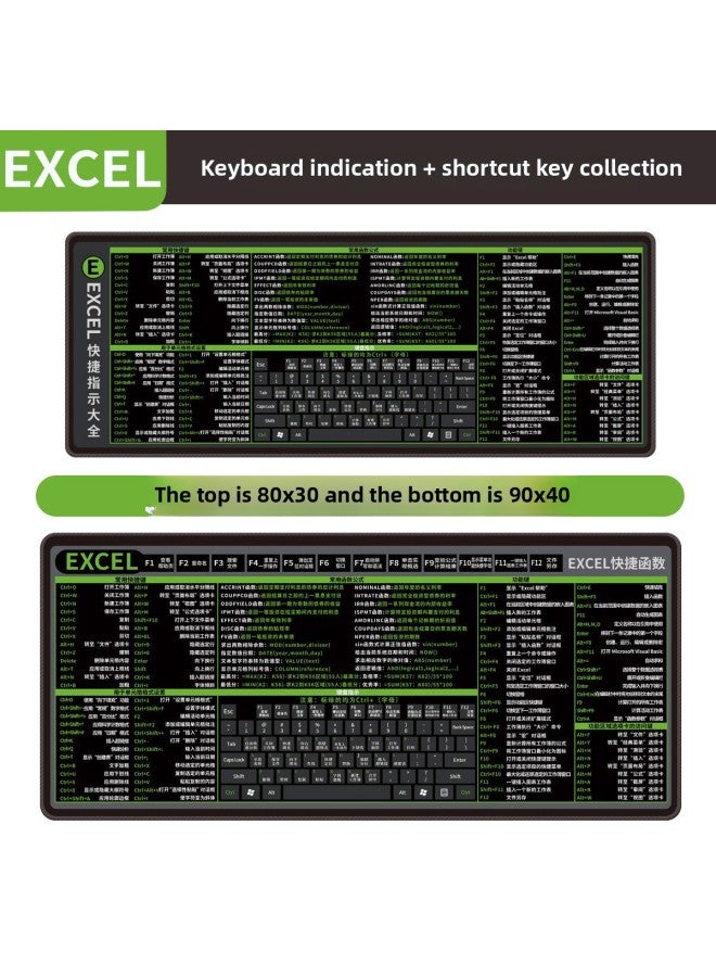 Generic CAD Mouse Pad Shortcut Keys Pr Desk Pad Ps Keyboard Computer ...
