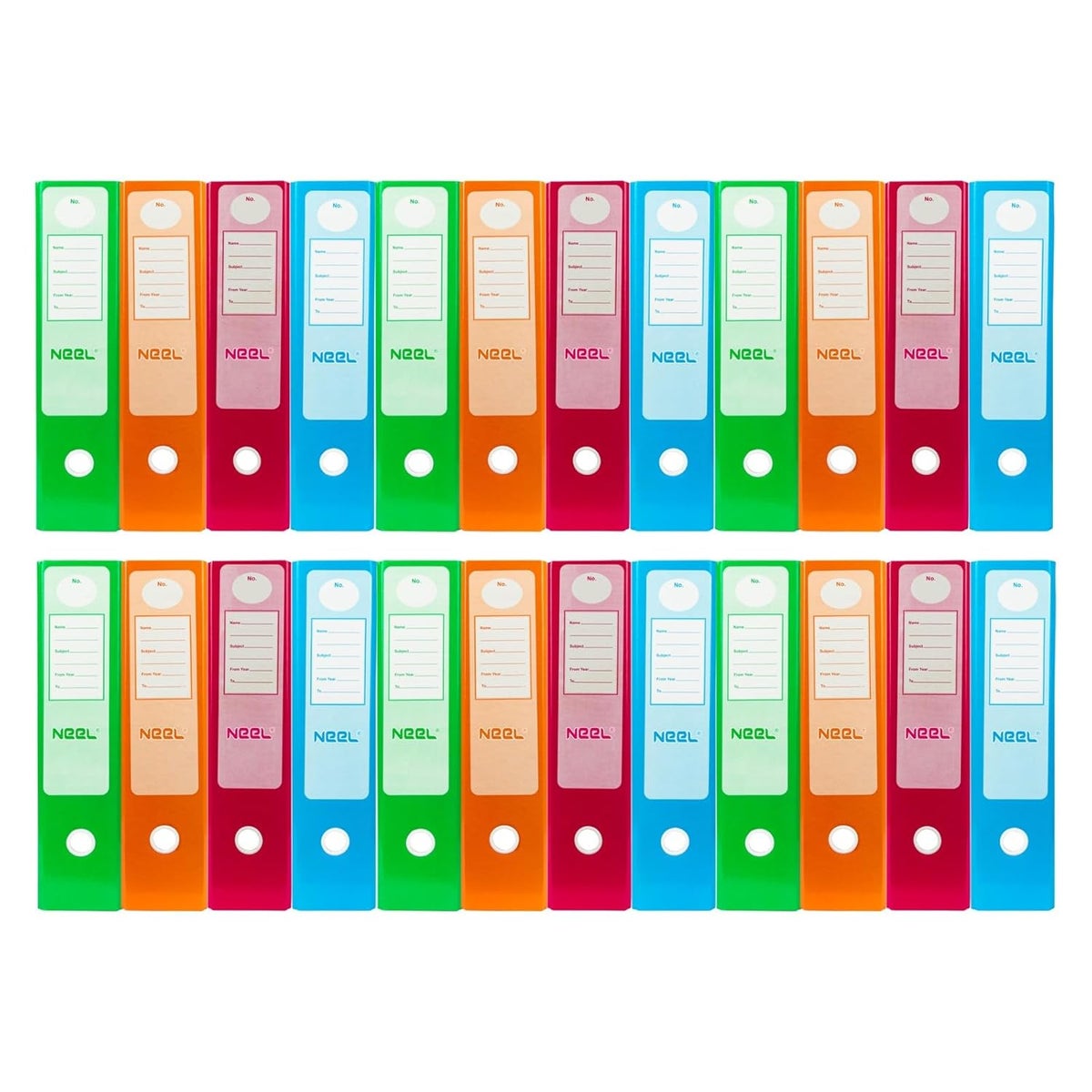 Neel Arch Box File Cardboard Rexine PVC Box Files A4 for Office ...