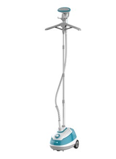 DOTS DOTS Stand Steamer , 1580 W, 2700 ML ,4 Steam Levels, White/Blue ...