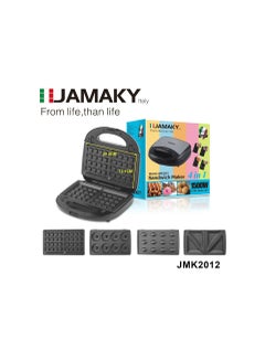 تسوق Jamaky Italy وصنع الساندويتش متعددة الوظائف 4 في 1 1500 وات من ...