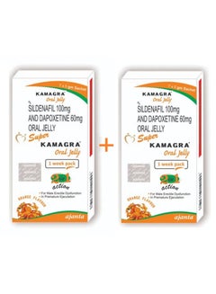AS SEEN ON TV Super Kam*gra Oral Jelly 2 in 1 Action Sildenafil 100mg ...
