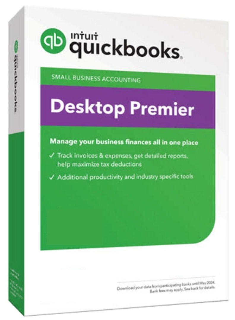 Intuit QUICKBOOKS PREMIER 2024 EDITION - 2 USERS, DESKTOP LICENSE ...