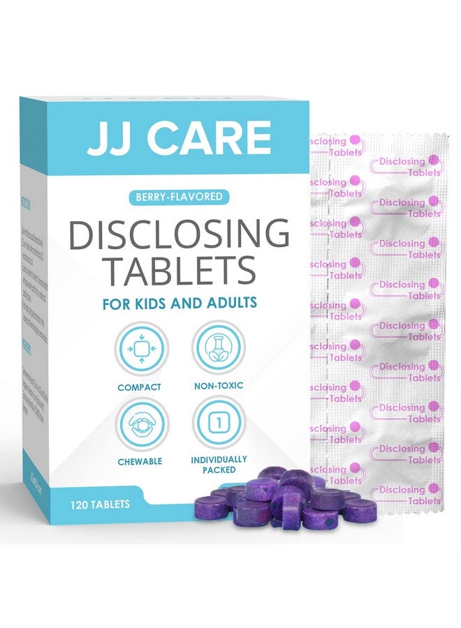 JJ CARE JJ Care Disclosing Tablets for Kids - 120 Count Plaque ...