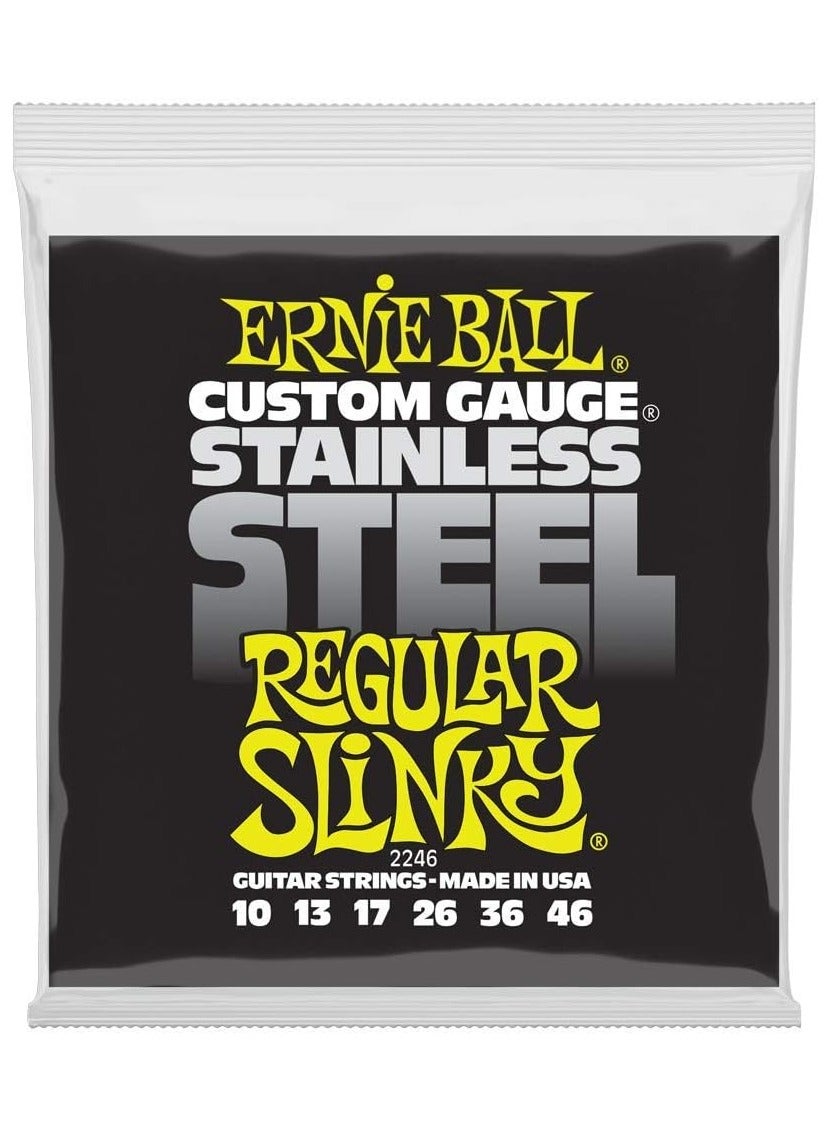 Ernie Ball Ernieball Regular Slinky Stainless Steel Wound Electric ...