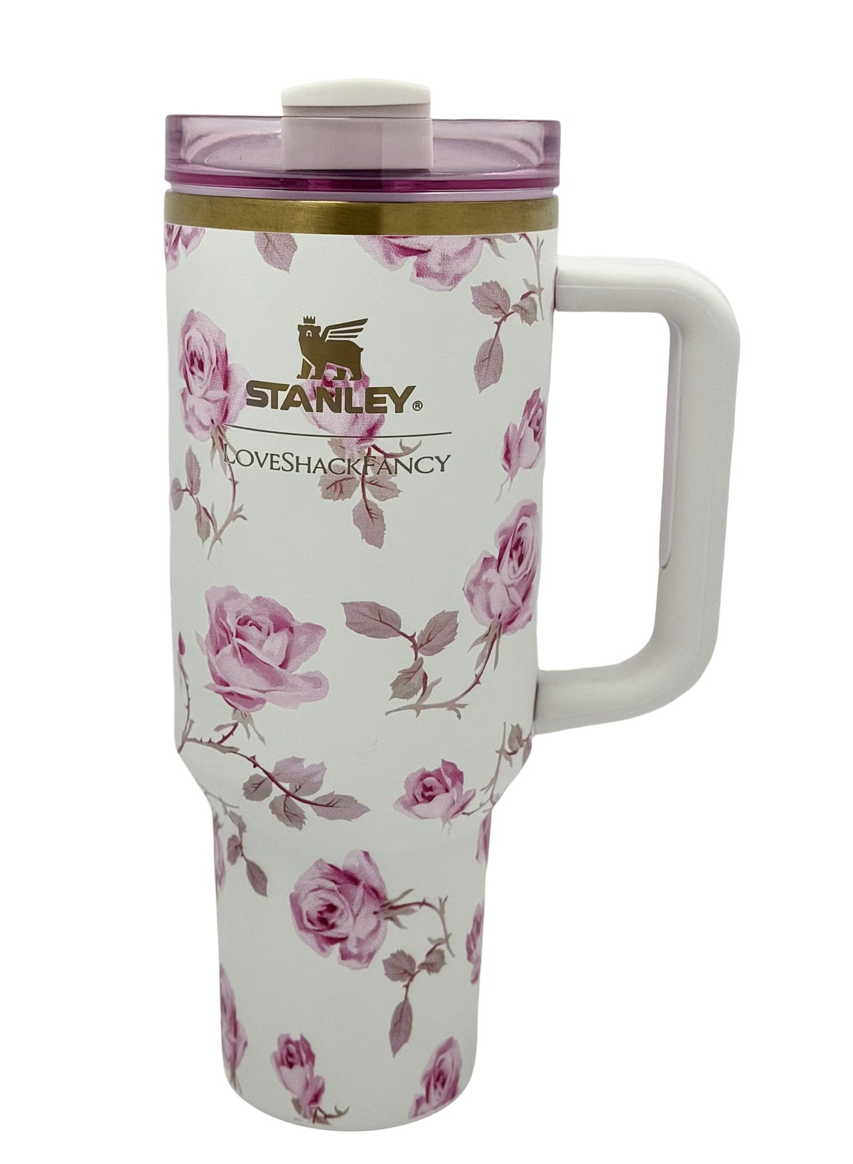 Stanley Stanley x LoveShackFancy Quencher 40OZ Ribbon Rosa,Presented in ...