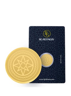 RG REFINERY Rafmoh Bullion 4 Gram 24k Gold Coin with Star Design - 4 ...