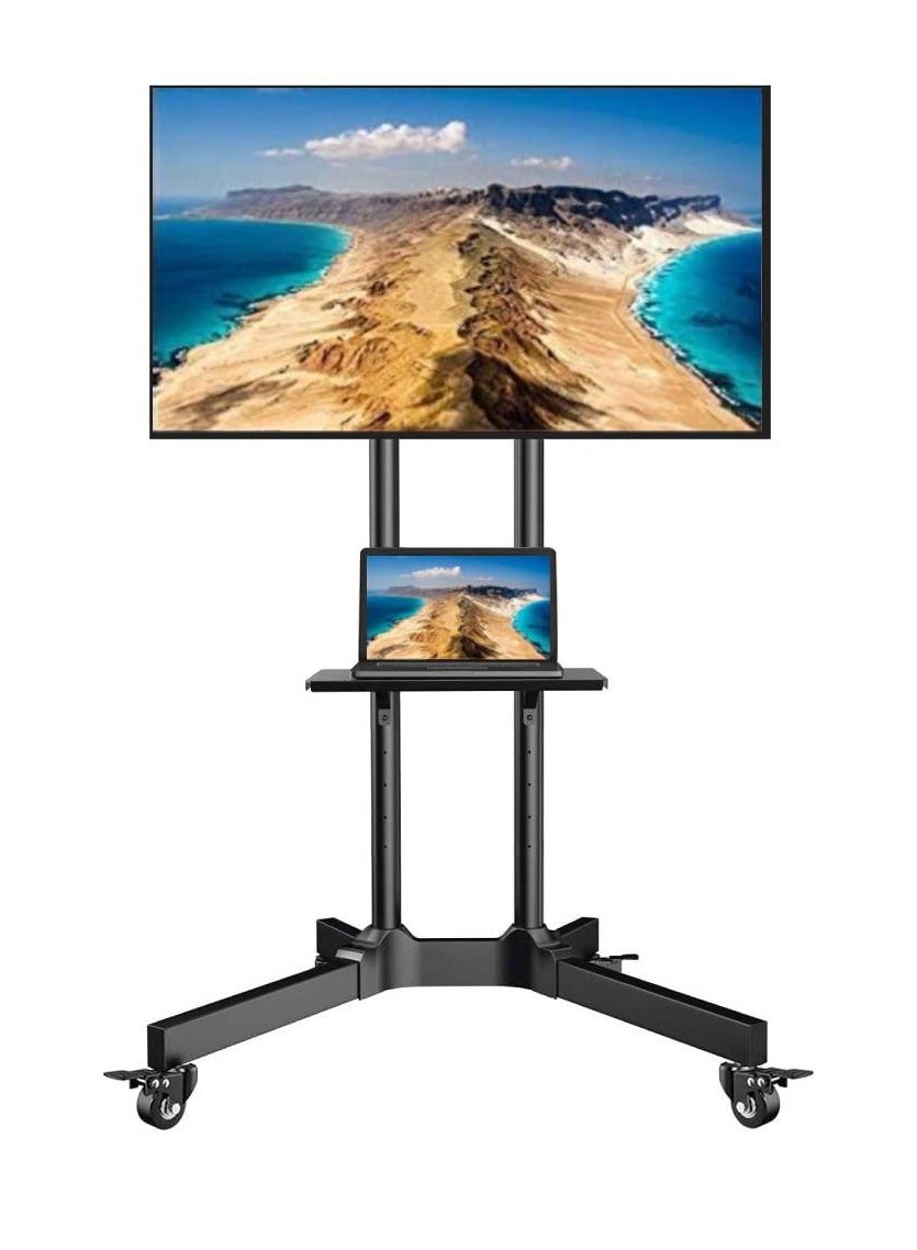 HYX TV Floor Stand, Movable TV Stand with Wheels, TV Table, Suitable 32 ...