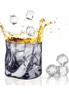 KASTWAVE Drink Glass, Irregular Shaped Glasses, Crystal Rock Glass UAE ...