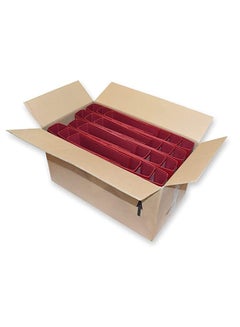 FIS FIS Pack of 24 Pieces Fixed Mechanism Box File Red/Silver UAE ...