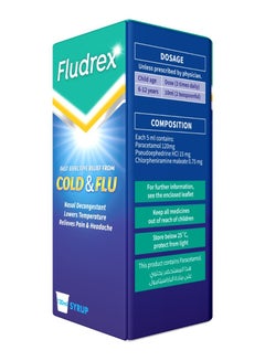 FLUDREX Cold And Flu Syrup 120ml Egypt | Cairo, Giza