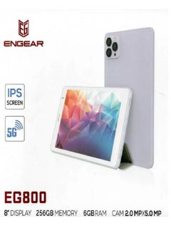 ENGEAR Anger kids tablet EG800 256GB memory silver KSA | Riyadh, Jeddah