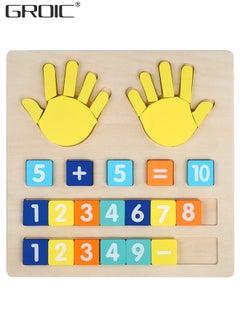 GROIC Finger Numbers Counting Toy,Learning Counting Board,Math Toys for ...