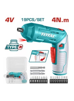 تسوق TOTAL وLithium-Ion Cordless Screwdriver 4V / 1.5Ah Type C (Tsdli0442) أونلاين في مصر