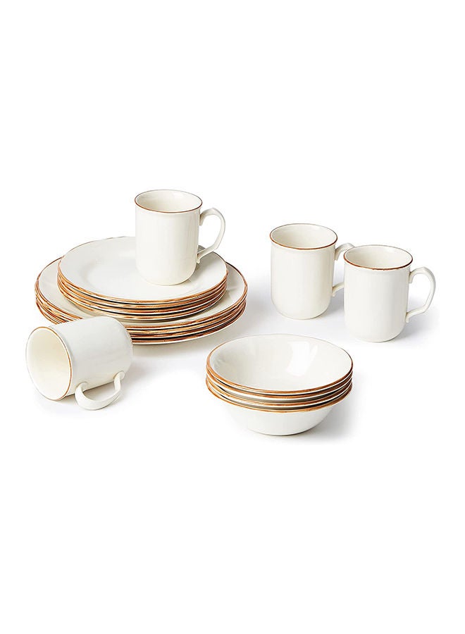 Claytan Claytan Crafted Ring Dinner Set 16 pcs | Best Price UAE | Dubai ...