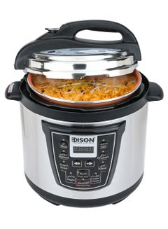 EDISON Electric Pressure Cooker 8 Liter Black Tefal 1300W KSA | Riyadh ...