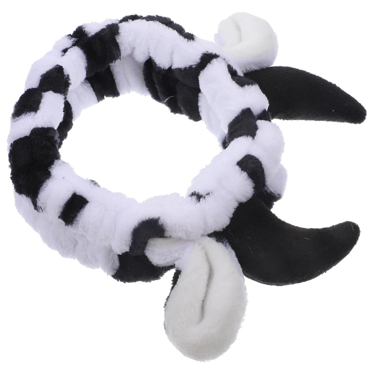 Generic Cow Pattern Makeup Headband Stretch Soft Non Slip Face Washing ...