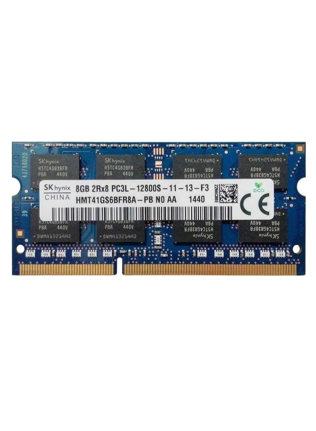 Hynix SK hynix 8GB 2Rx8 PC3L-12800S DDR3L Laptop RAM - 12800 Speed, 204-Pin SODIMM, Low Voltage ...