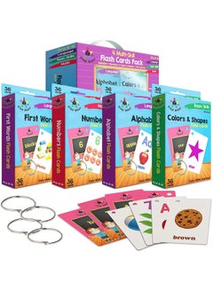 Star Right Words Toddler Flash Cards Set Of 4 - Number Flash Cards ...