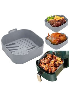 Generic Air Fryer Silicone Pan High Temperature Baking Square Tray KSA ...