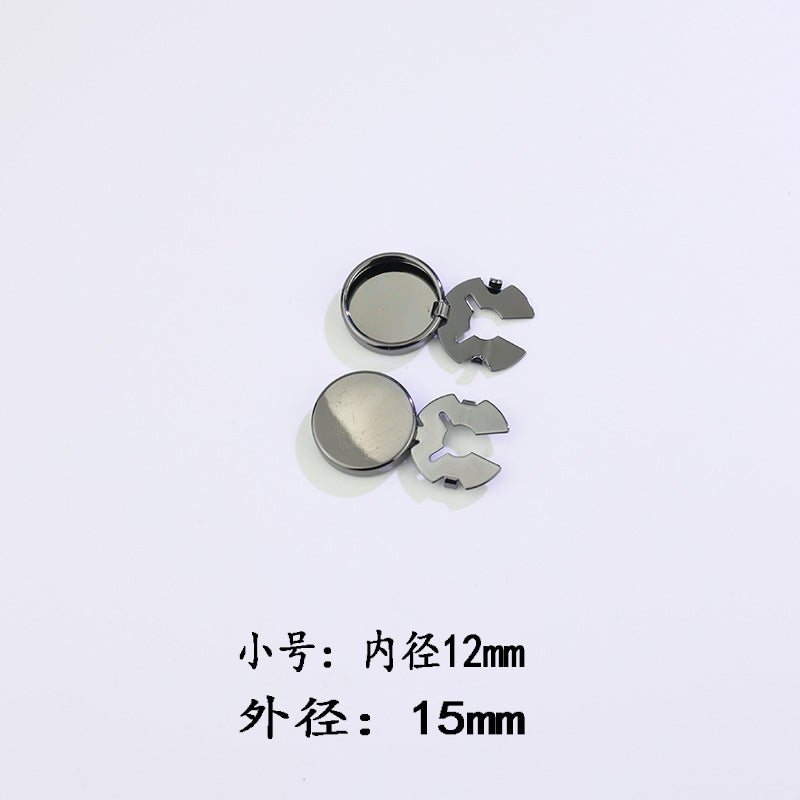 Generic Button Cover Shirt Cufflinks Copper Material Personalized Diy Accessories Flip Cufflinks ...